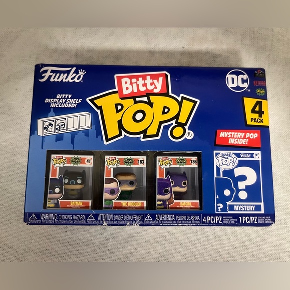 Toys | Funko Bitty Pop 4 Pack Dc Batman 66 The Riddler Batgirl And ...